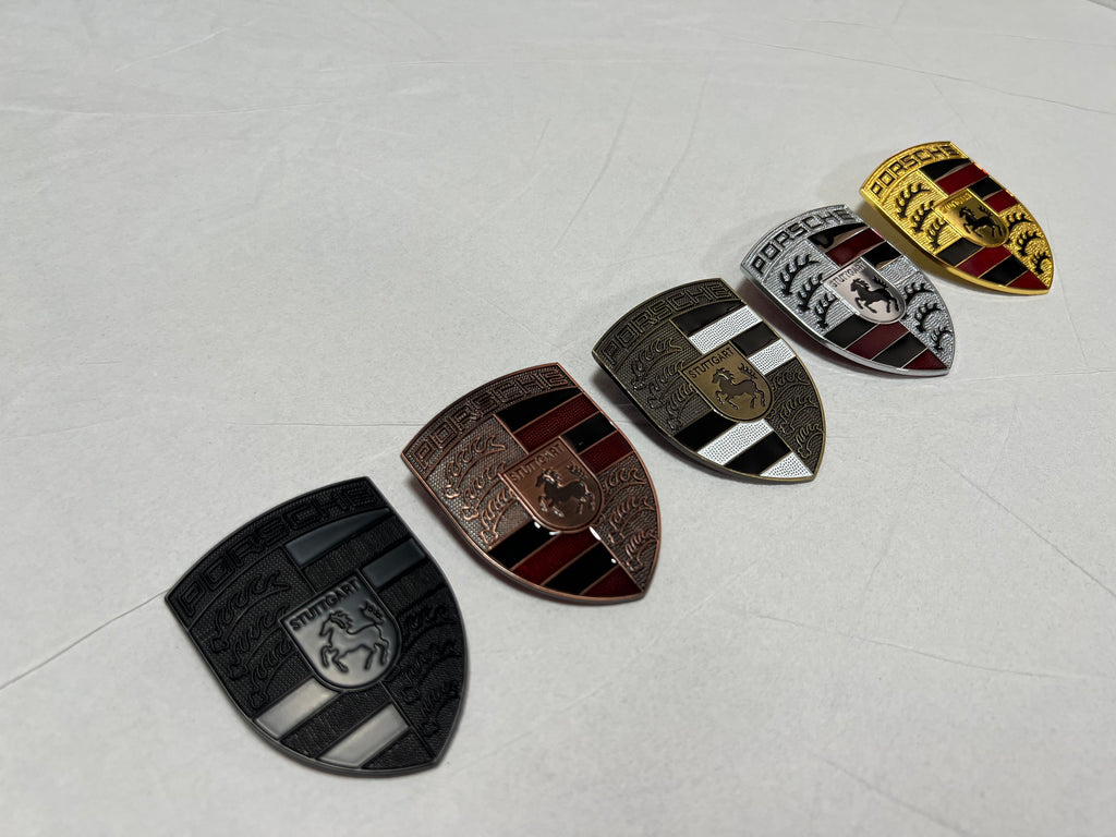 Porsche Hood Emblem Badge Logo Crest 95855967600 – CORSAXOTICS
