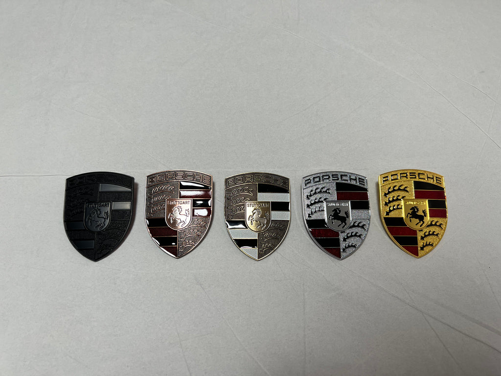 Porsche Hood Emblem Badge Logo Crest 95855967600 – CORSAXOTICS